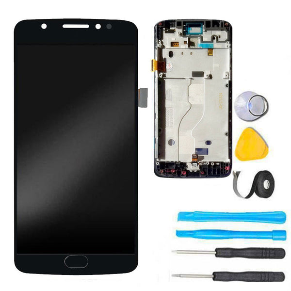 Motorola Moto E4 Screen Replacement kits E 4th Black with Frame ...